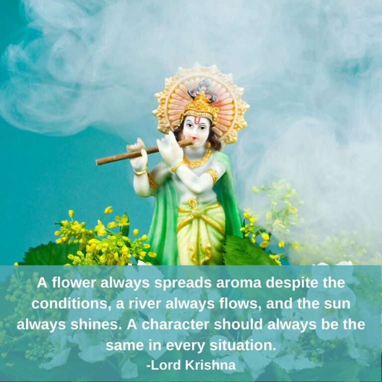 25+ Lord Krishna Quotes in English on Life , Love, Karma & Truth